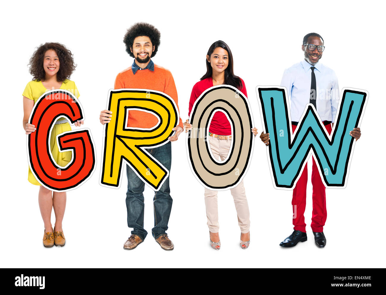 Text grow hi-res stock photography and images - Alamy