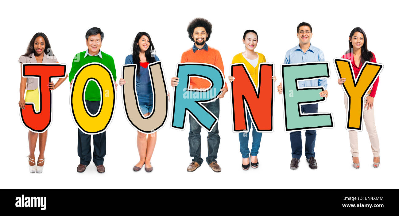 Group of people traveling Cut Out Stock Images & Pictures - Alamy