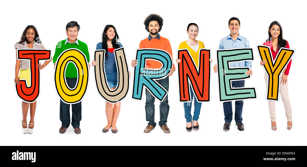 Group of people traveling Cut Out Stock Images & Pictures - Alamy