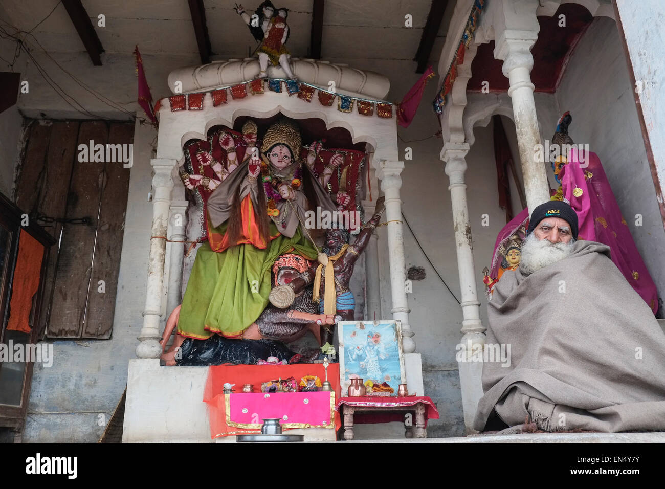Goddess durga temple hi-res stock photography and images - Alamy