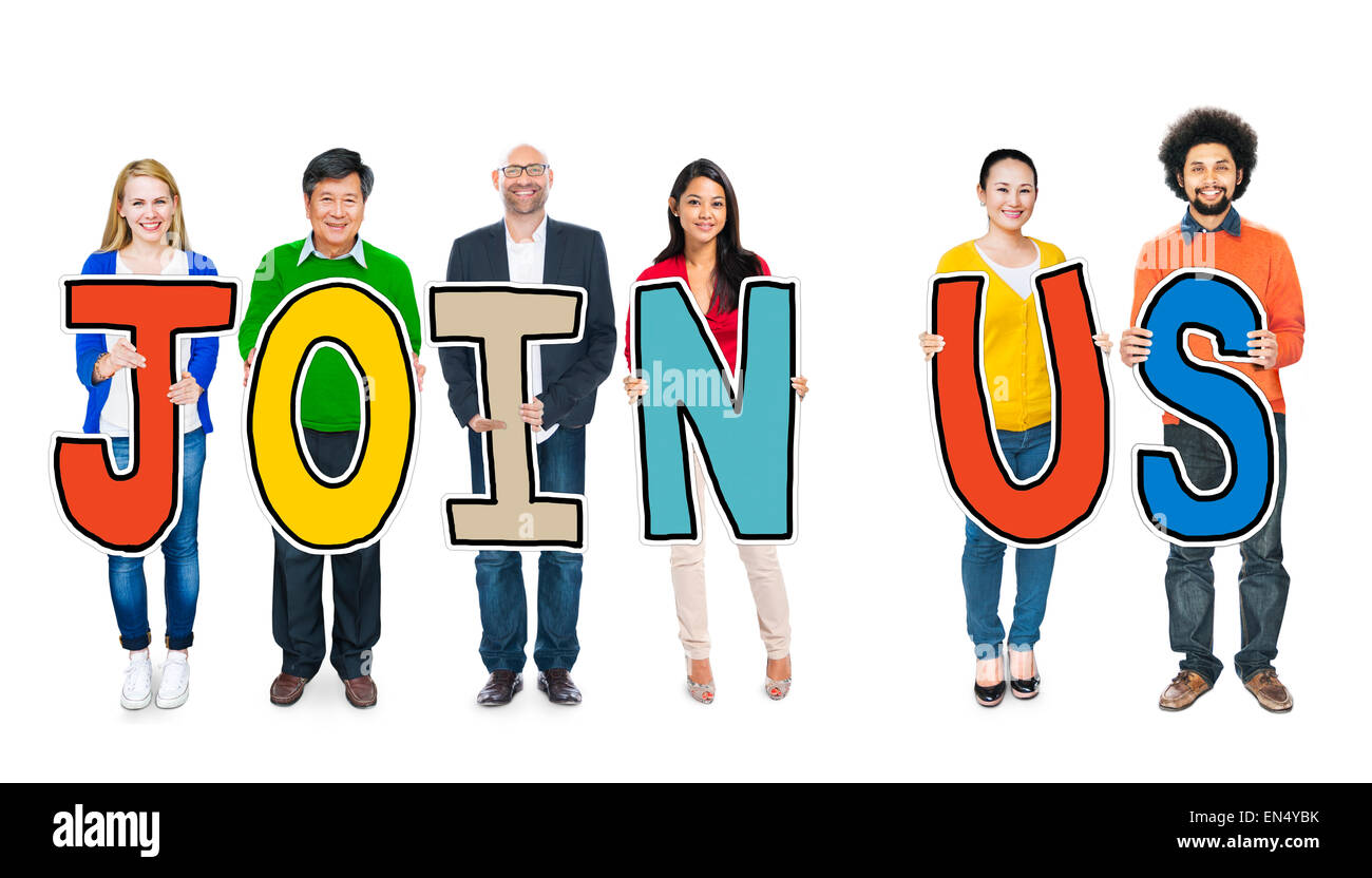 Join us togetherness team hi-res stock photography and images - Alamy