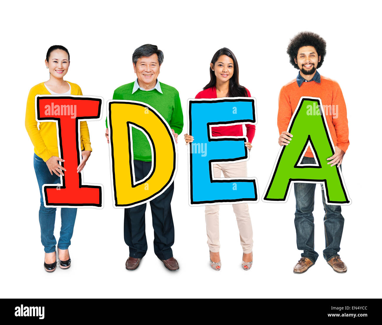 Holding an idea hi-res stock photography and images - Alamy