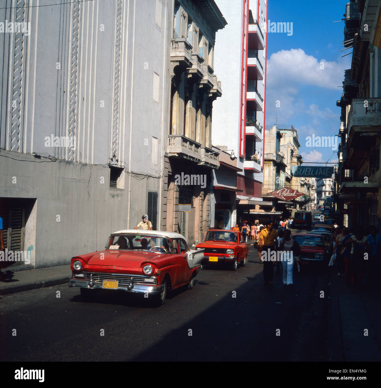 Eine Reise nach Havanna, Kuba 1980er Jahre. A trip to Havana, Cuba ...