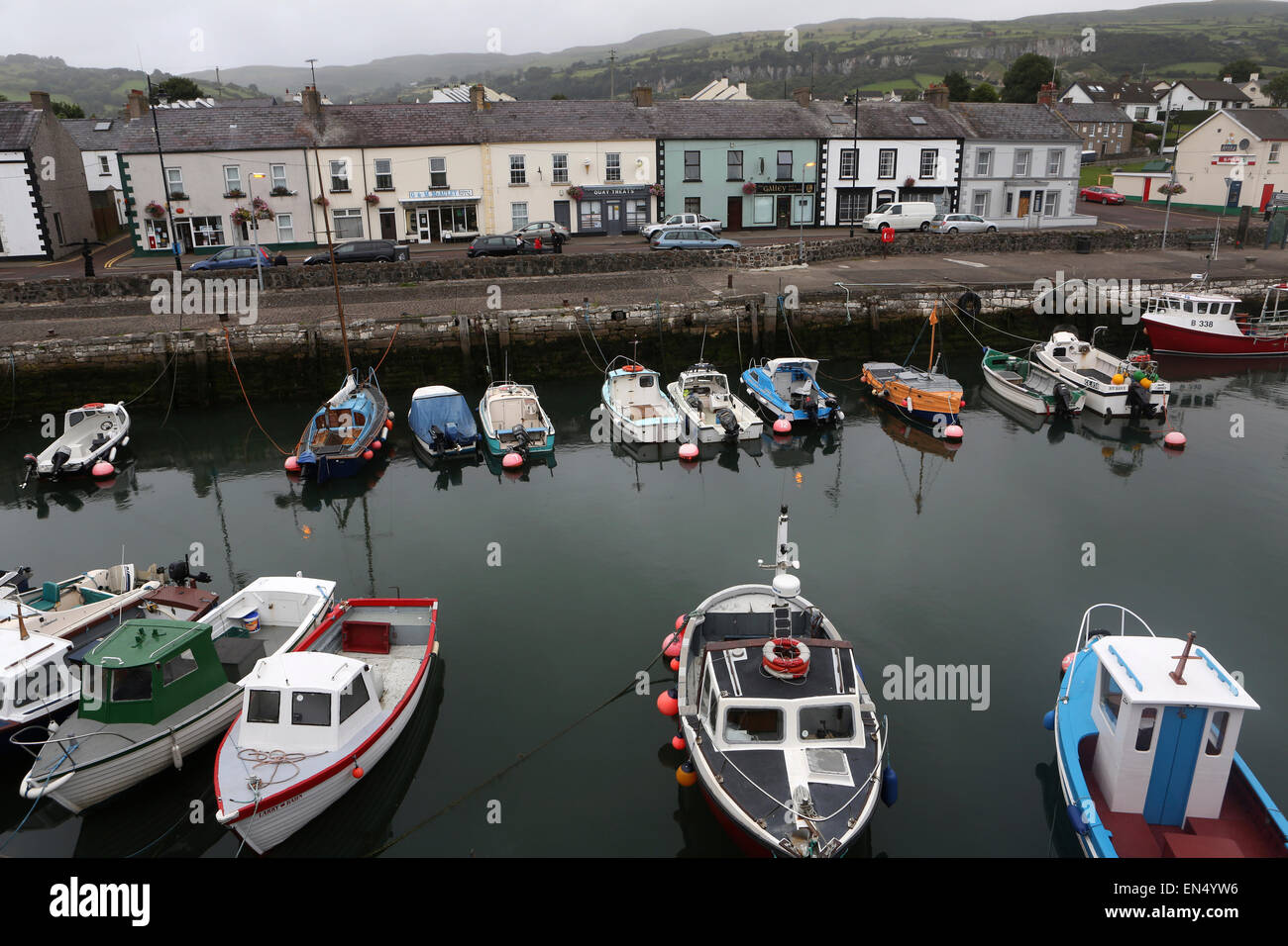 Carnlough harbor hi-res stock photography and images - Alamy