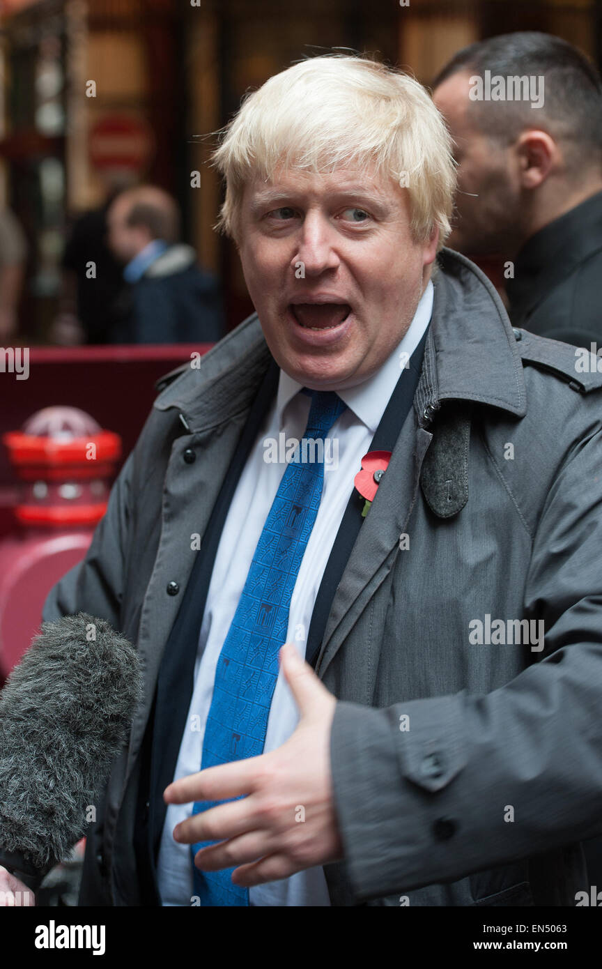Mayor of London Boris Johnson launches his new book 'The Churchill ...