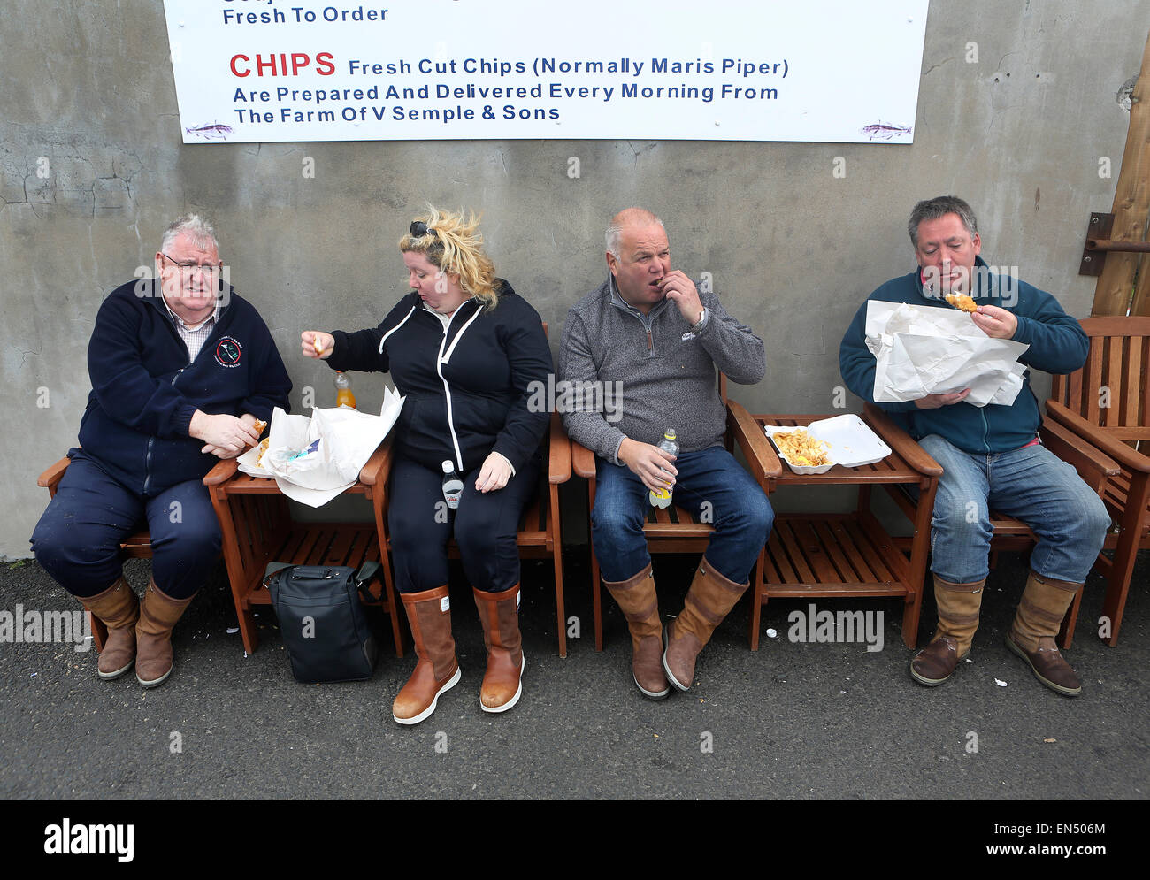 fish and chips restaurant in Northern Ireland Stock Photo - Alamy