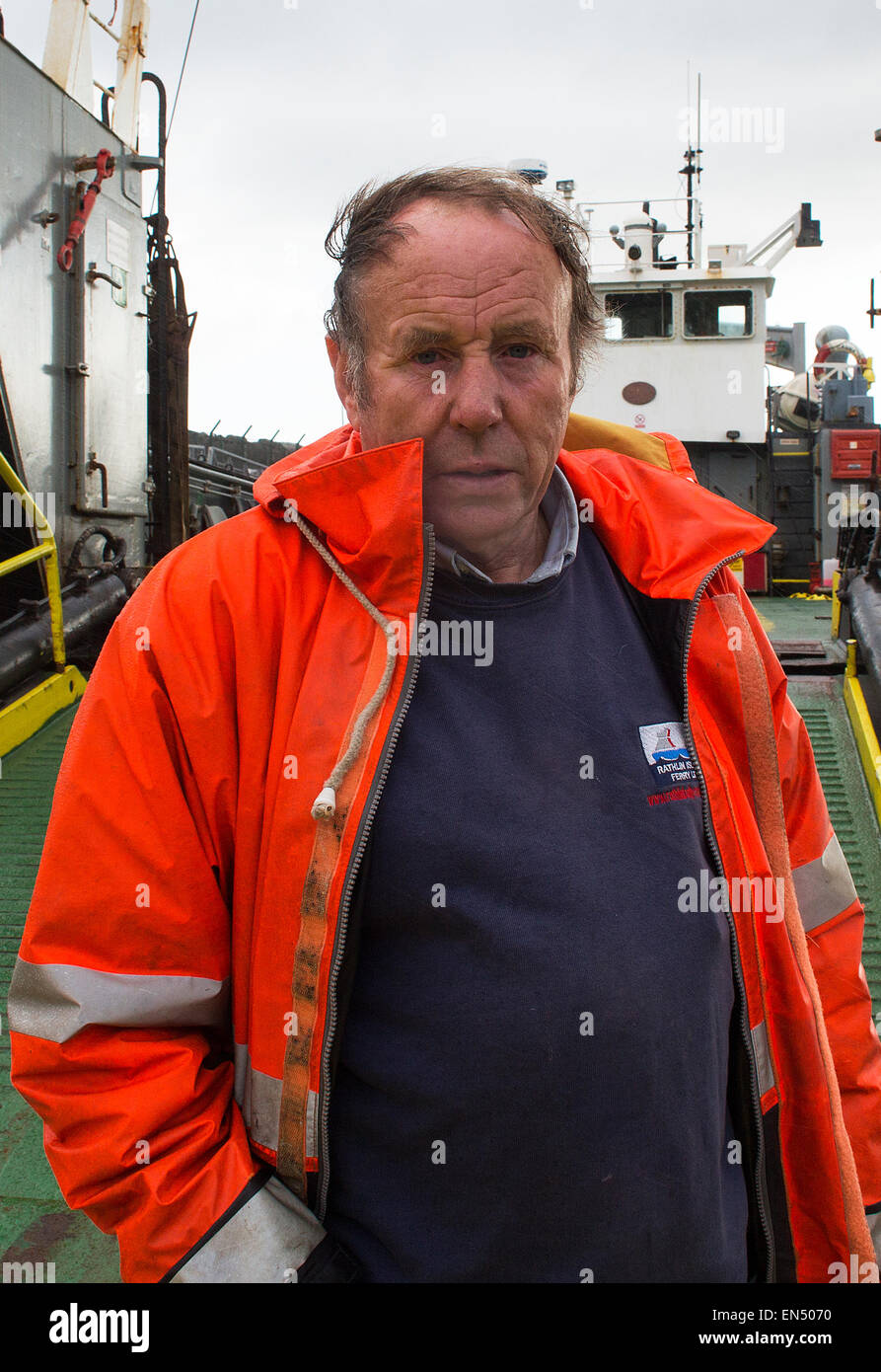 ferry captain, service between cathlin island and ballycastle Stock ...