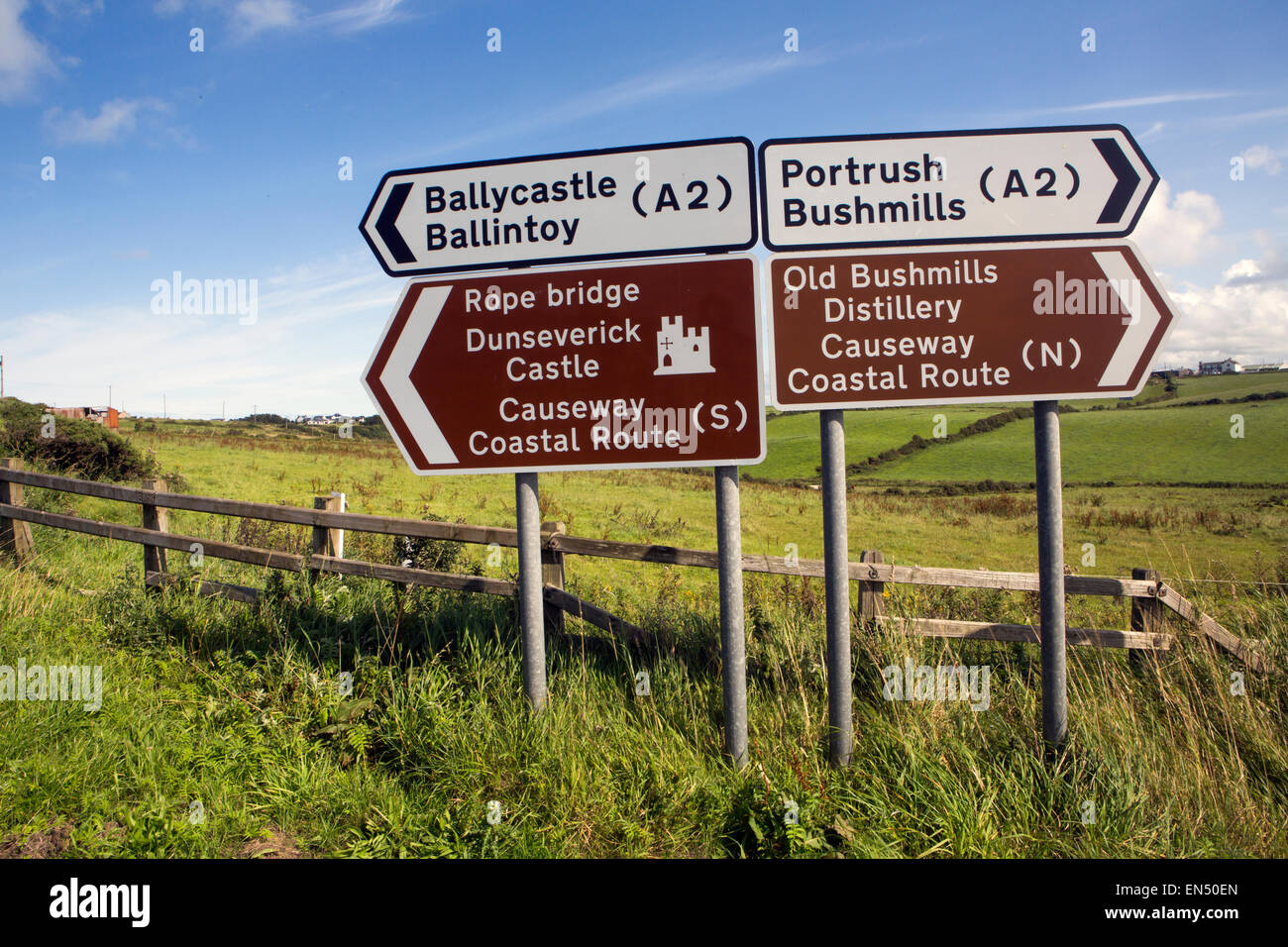 Ireland sign posts hi-res stock photography and images - Alamy