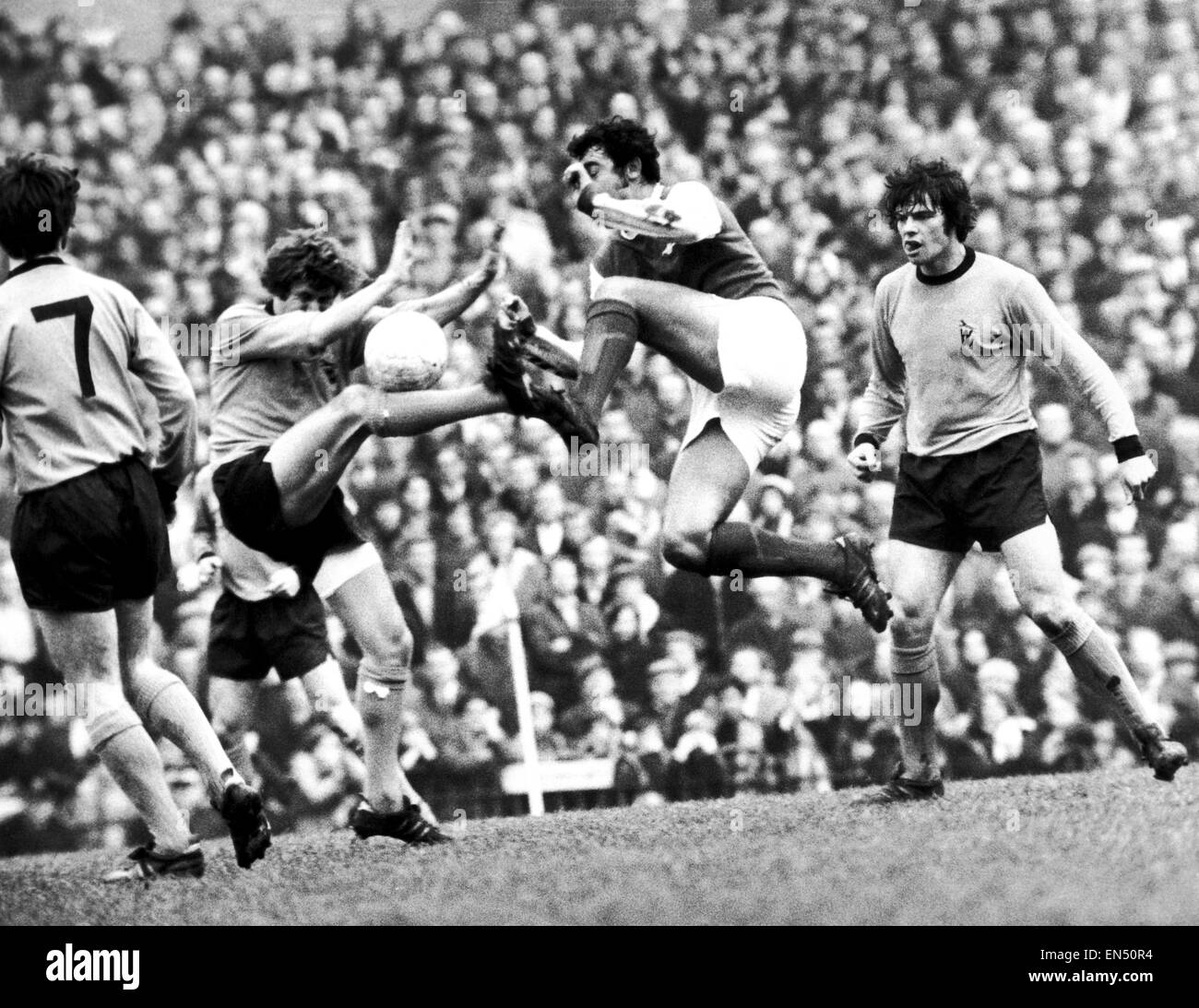 Arsenal Vs. Wolverhampton Wanderers. 12 December 1970 Stock Photo - Alamy