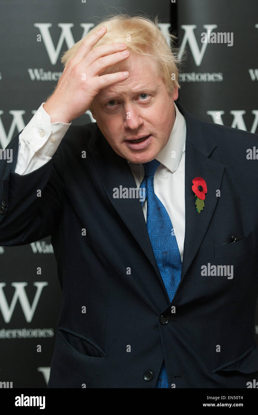 Mayor of London Boris Johnson launches his new book 'The Churchill ...