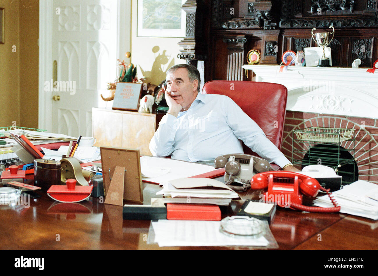 Turkey Farmer Bernard Matthews, founder of Bernard Matthews Farms ...