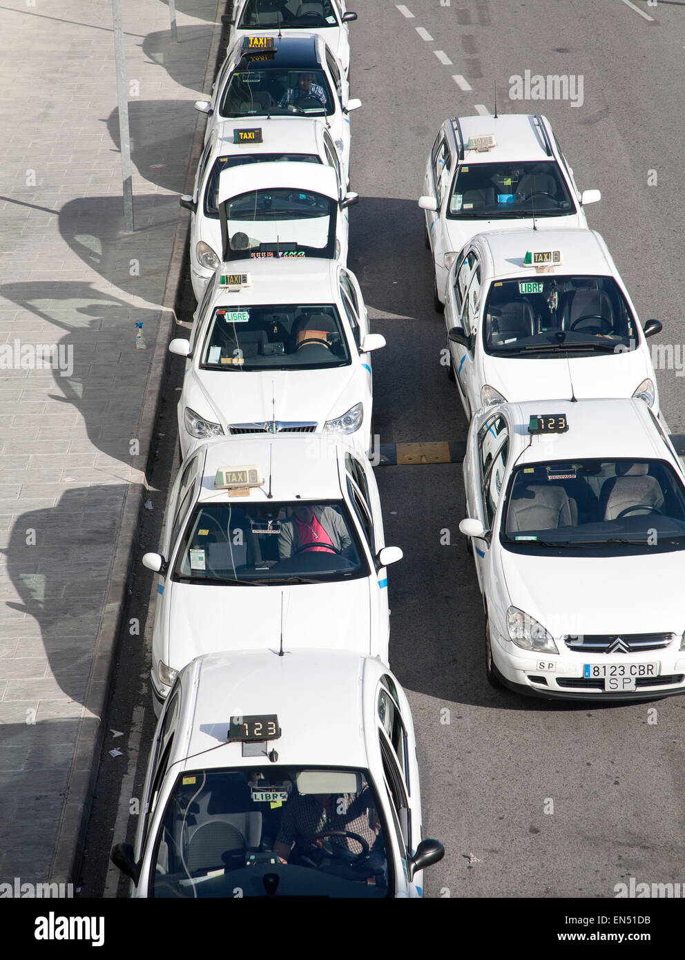 Cars Line Spain High Resolution Stock Photography and Images - Alamy