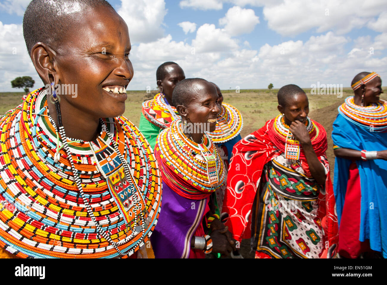 Samburu tribe in Northern Kenya Stock Photo - Alamy