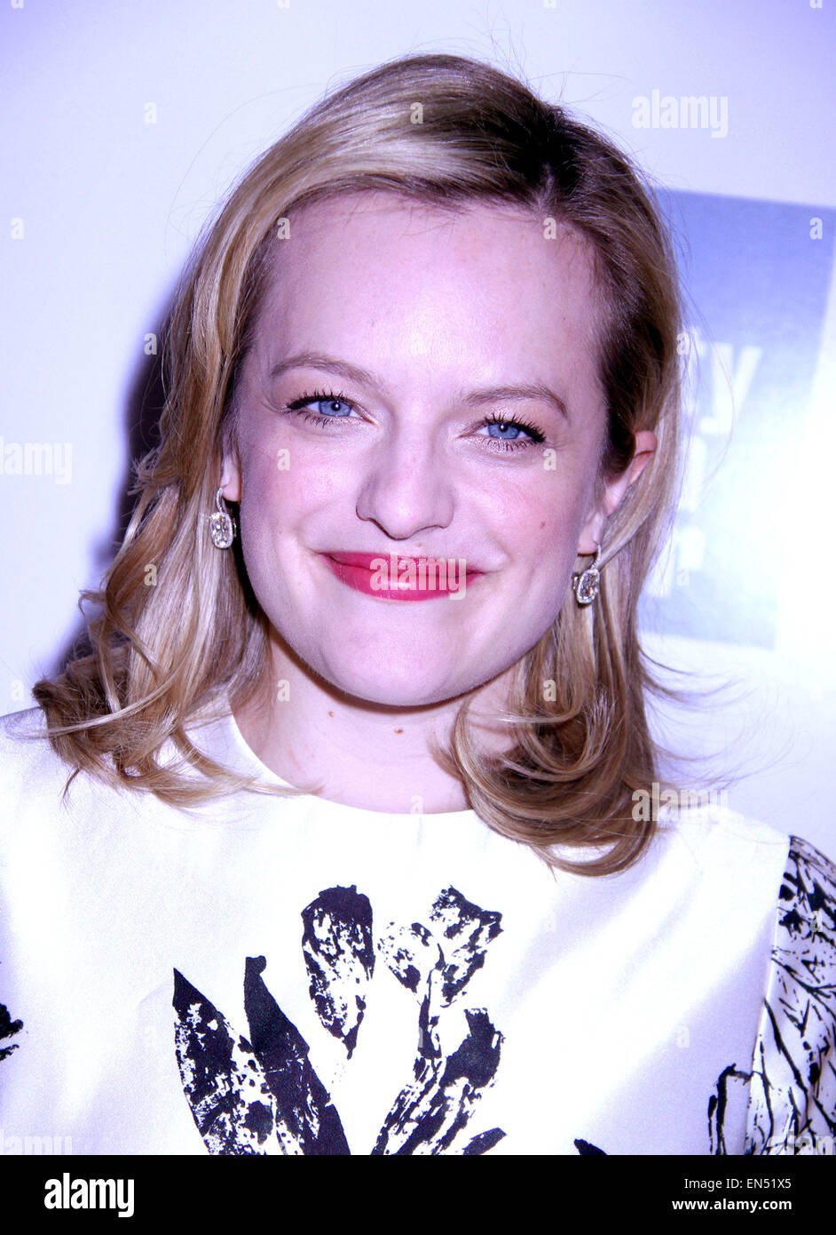New York, New York, USA. 27th Apr, 2015. Actress ELISABETH MOSS attends ...