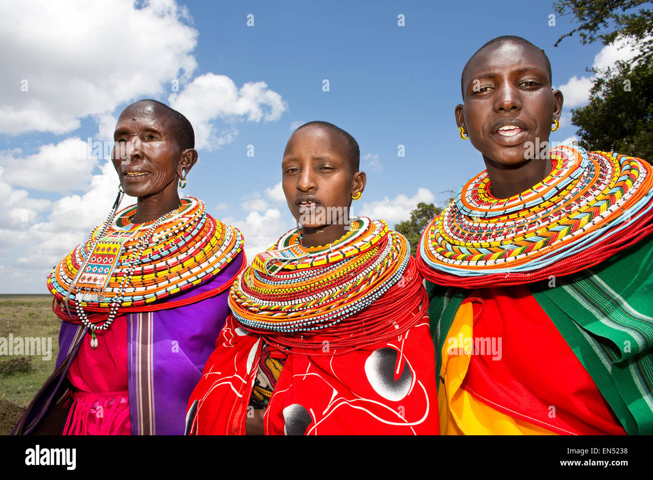 Samburu village women hi-res stock photography and images - Alamy