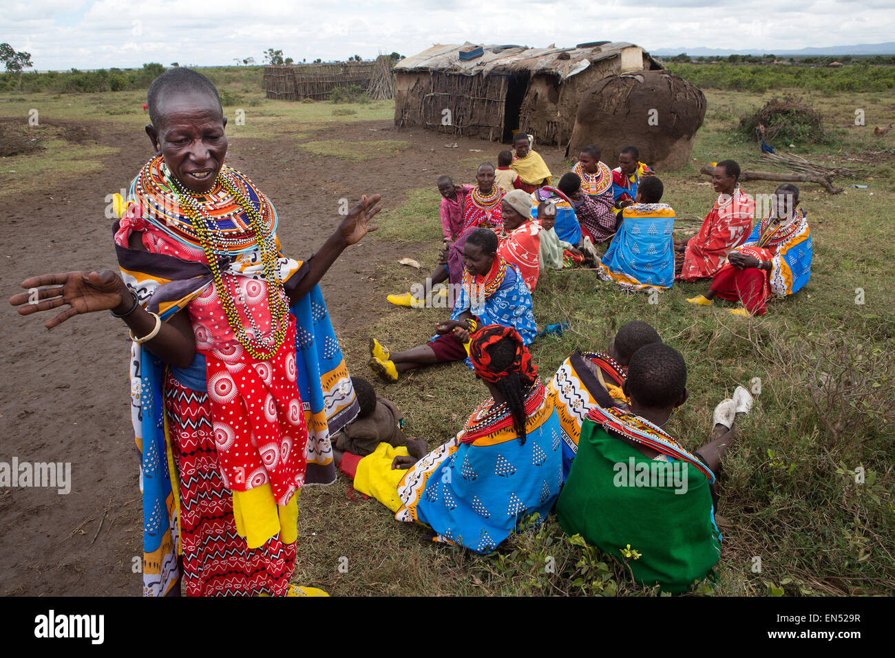 Samburu tribe in Northern Kenya Stock Photo - Alamy