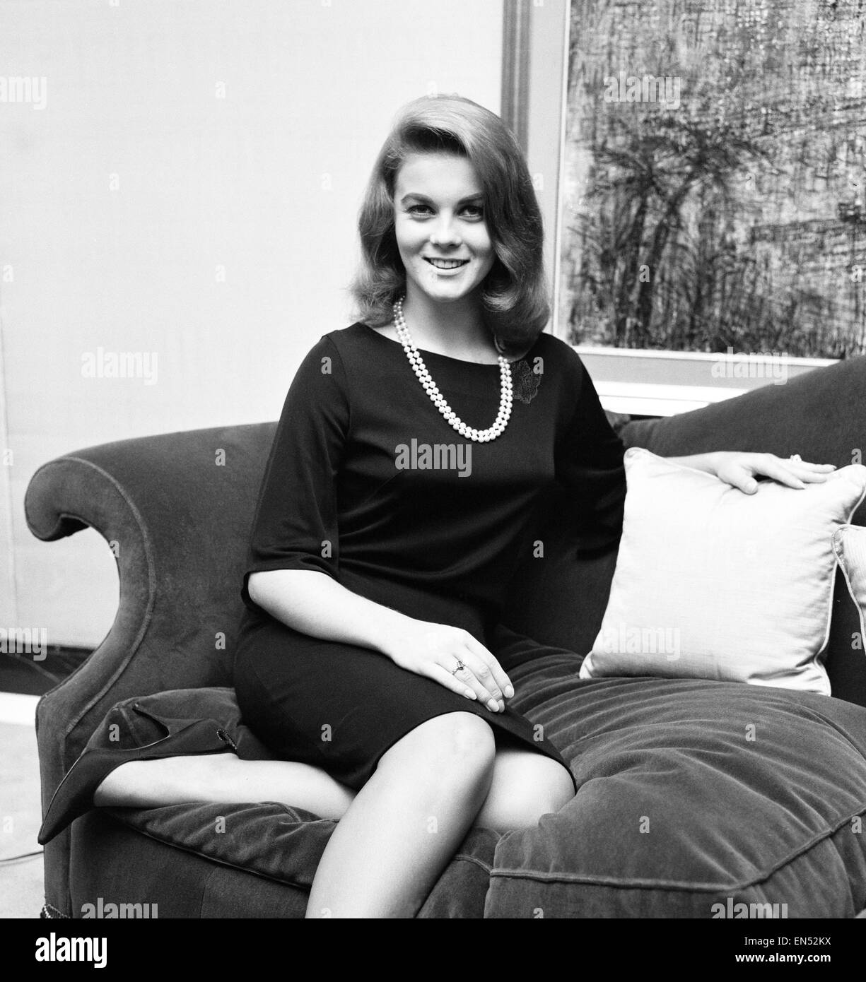 Ann Margret Olsson, film actress & singer, pictured at the May Fair ...