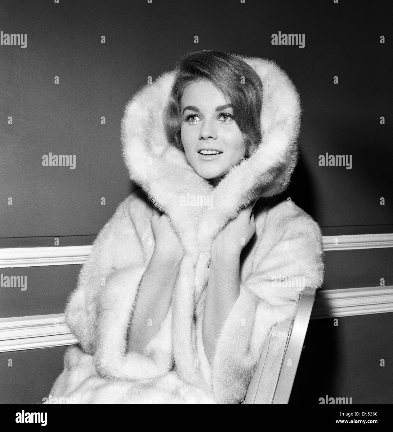 Ann Margret Olsson, film actress & singer, pictured at the May Fair ...
