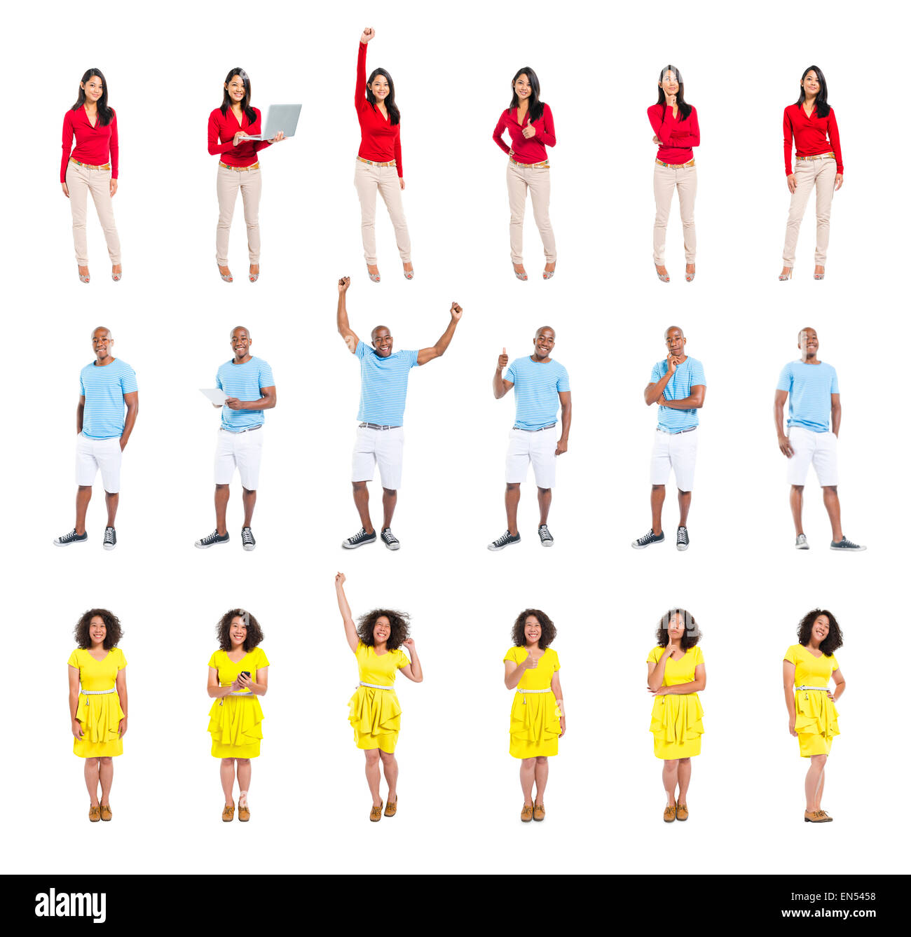 People Cheerful Expressing Friendship Happiness Team Togetherness ...