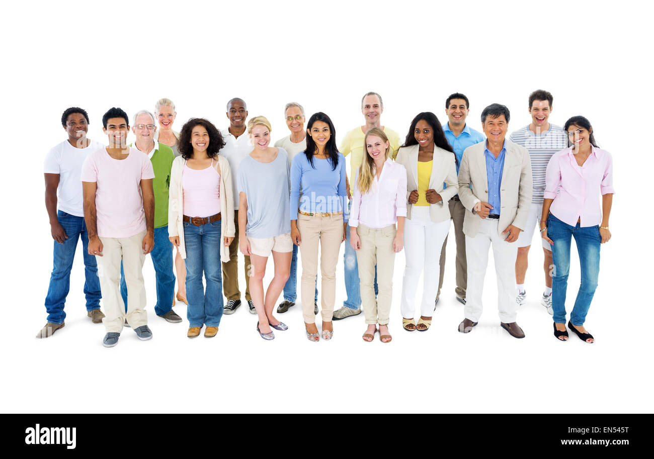 Group of Casual People Friendship Teamwork Concept Stock Photo - Alamy