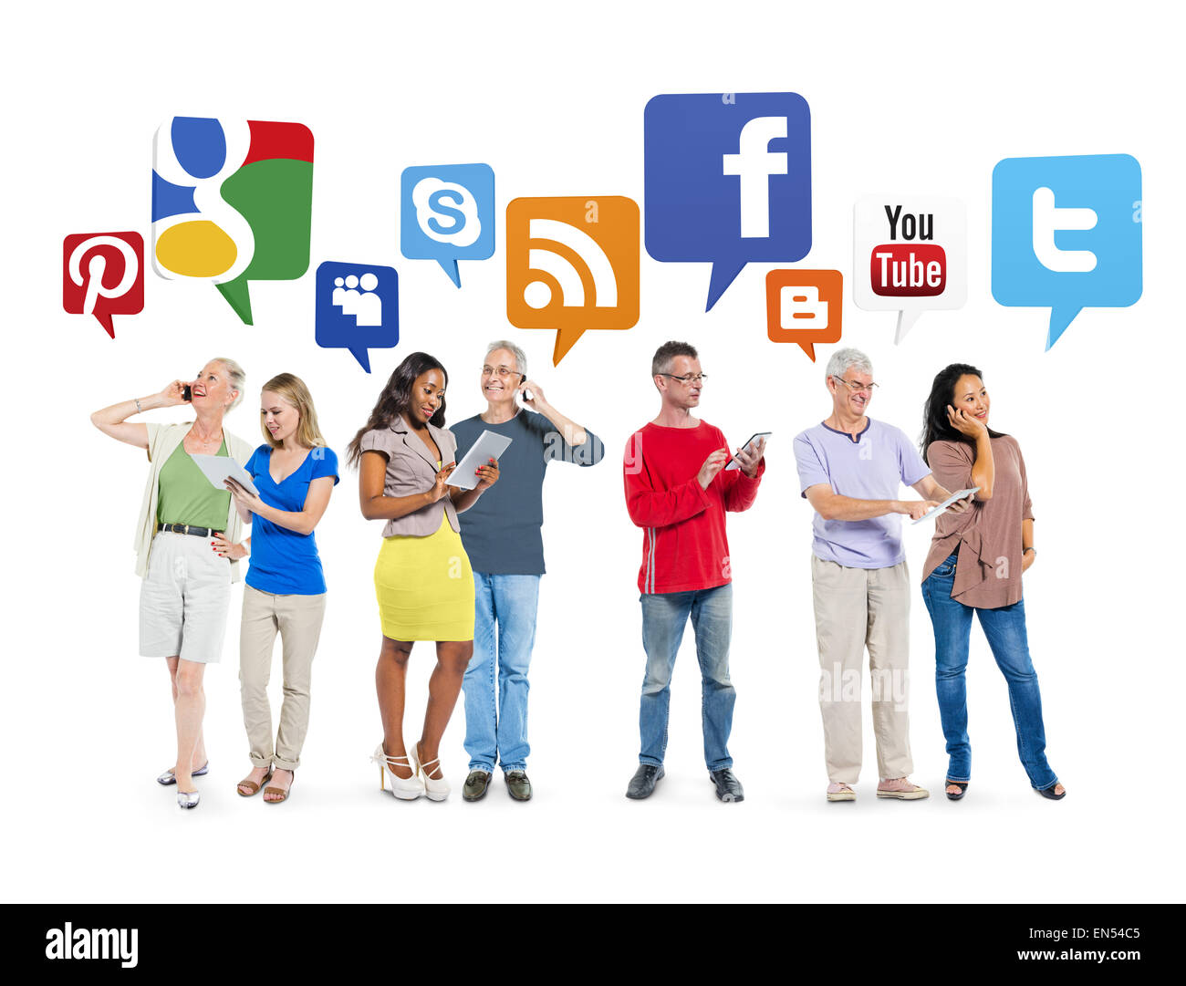 Social networking logos hi-res stock photography and images - Alamy