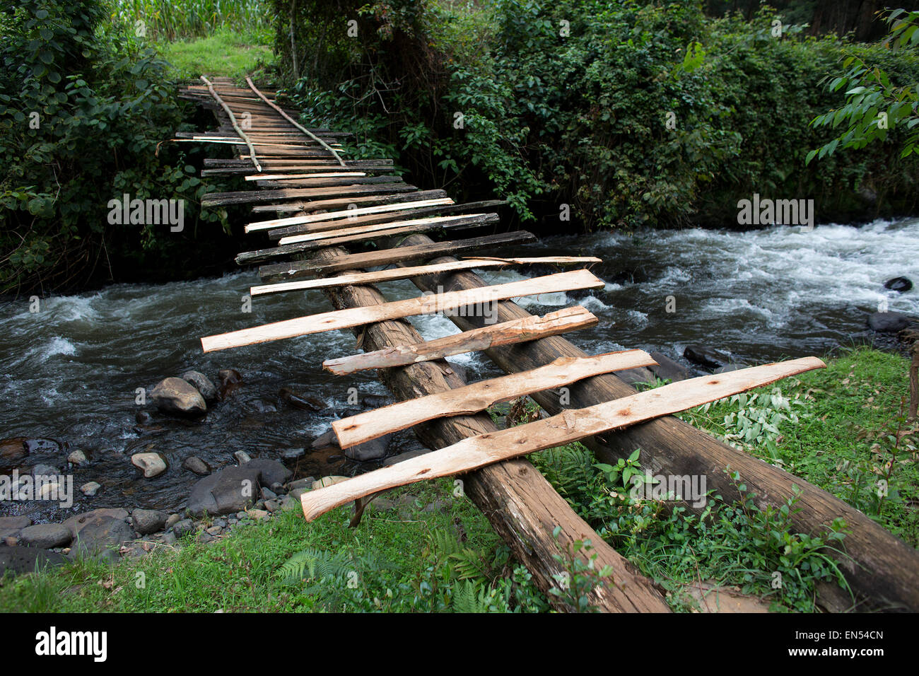 local built bridge in Kenya Stock Photo - Alamy