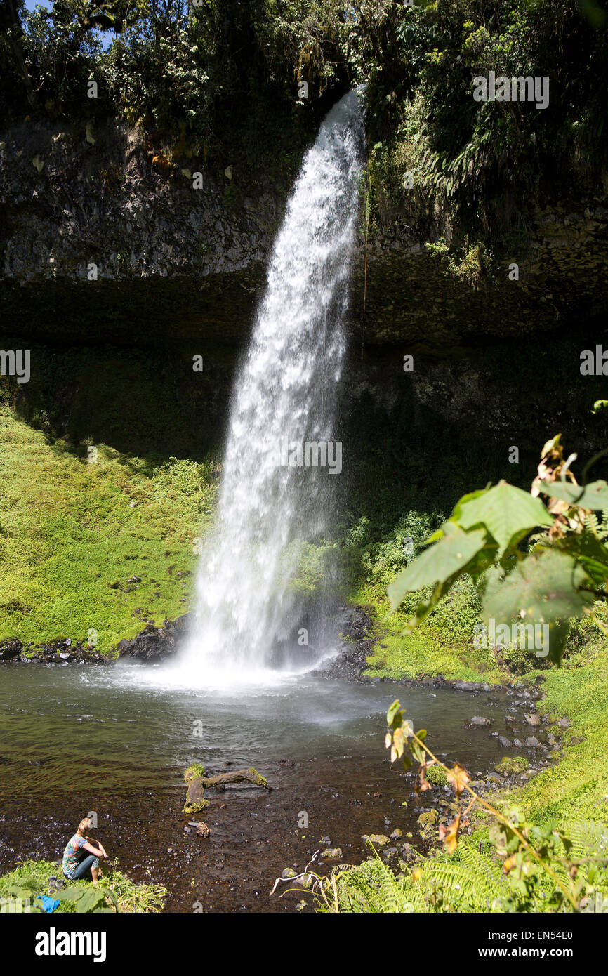 waterfall in kenya Stock Photo - Alamy
