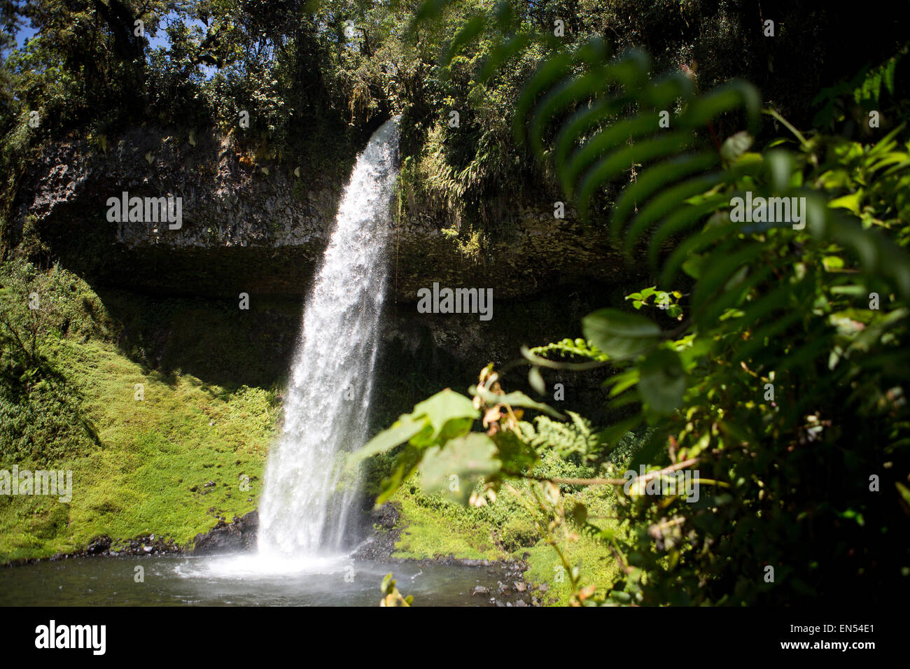 waterfall in kenya Stock Photo - Alamy