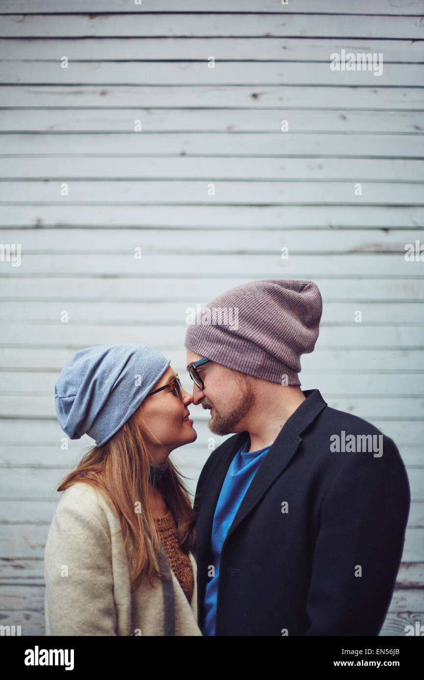 Romantic couple enjoying togetherness Stock Photo - Alamy
