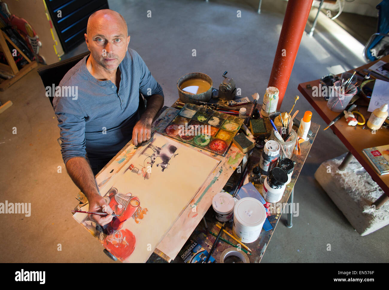 philip hopman, dutch illustrator Stock Photo - Alamy