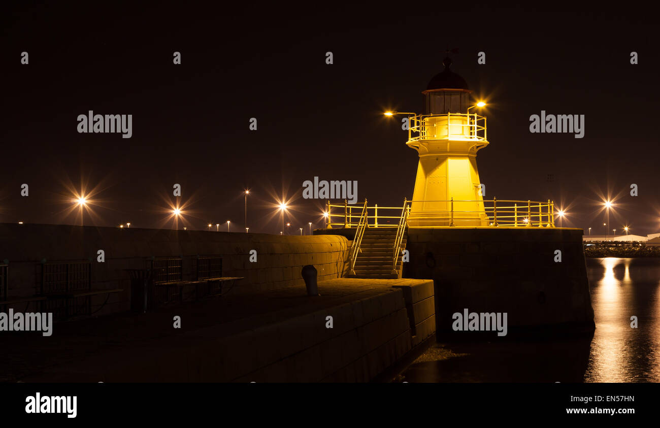 Lighthouse ship night hi-res stock photography and images - Alamy