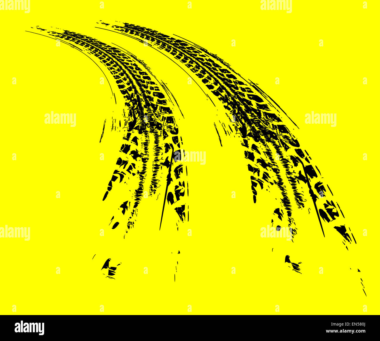 Tire tracks background Stock Photo - Alamy