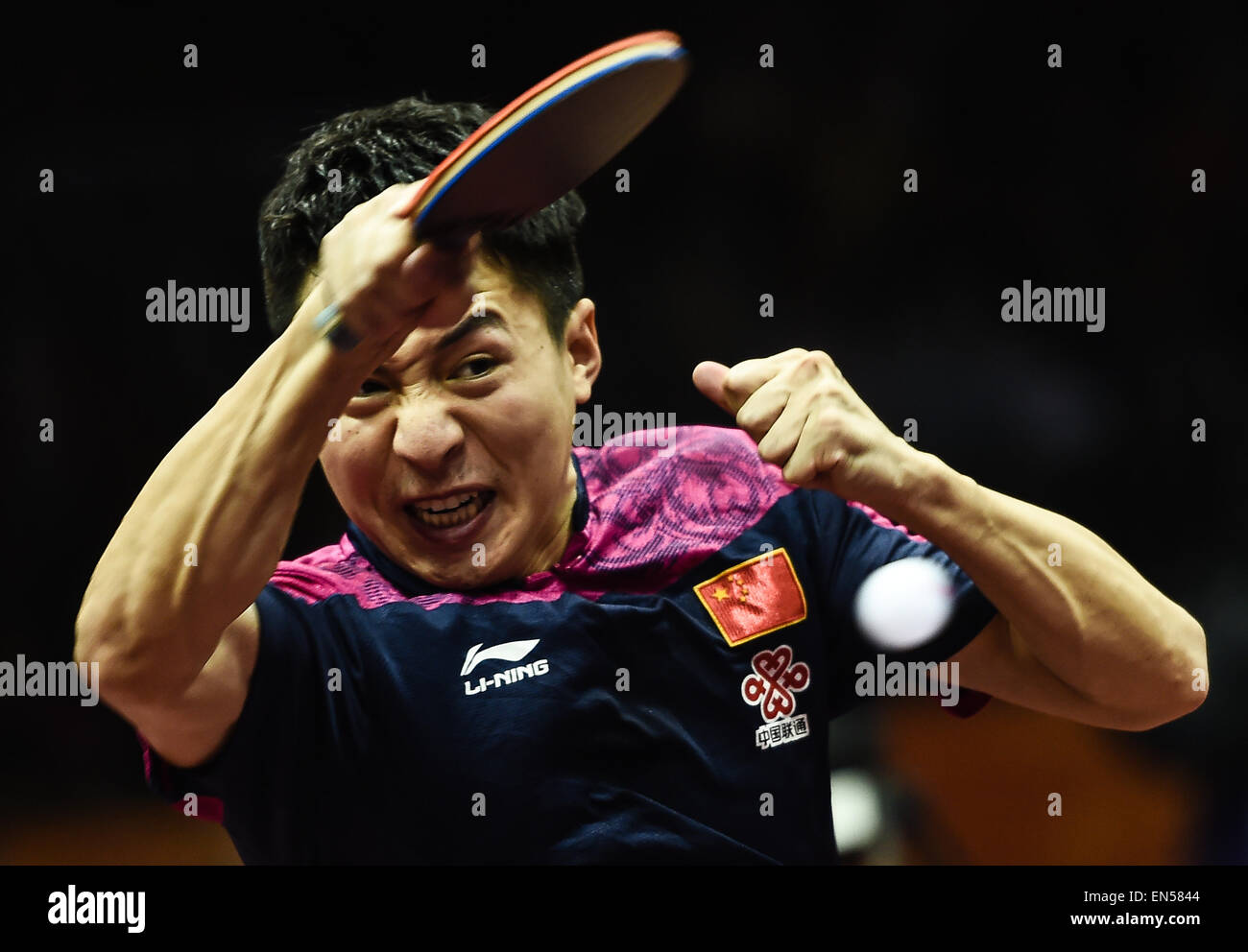 Suzhou, China's Jiangsu Province. 28th Apr, 2015. China's Fang Bo acts ...