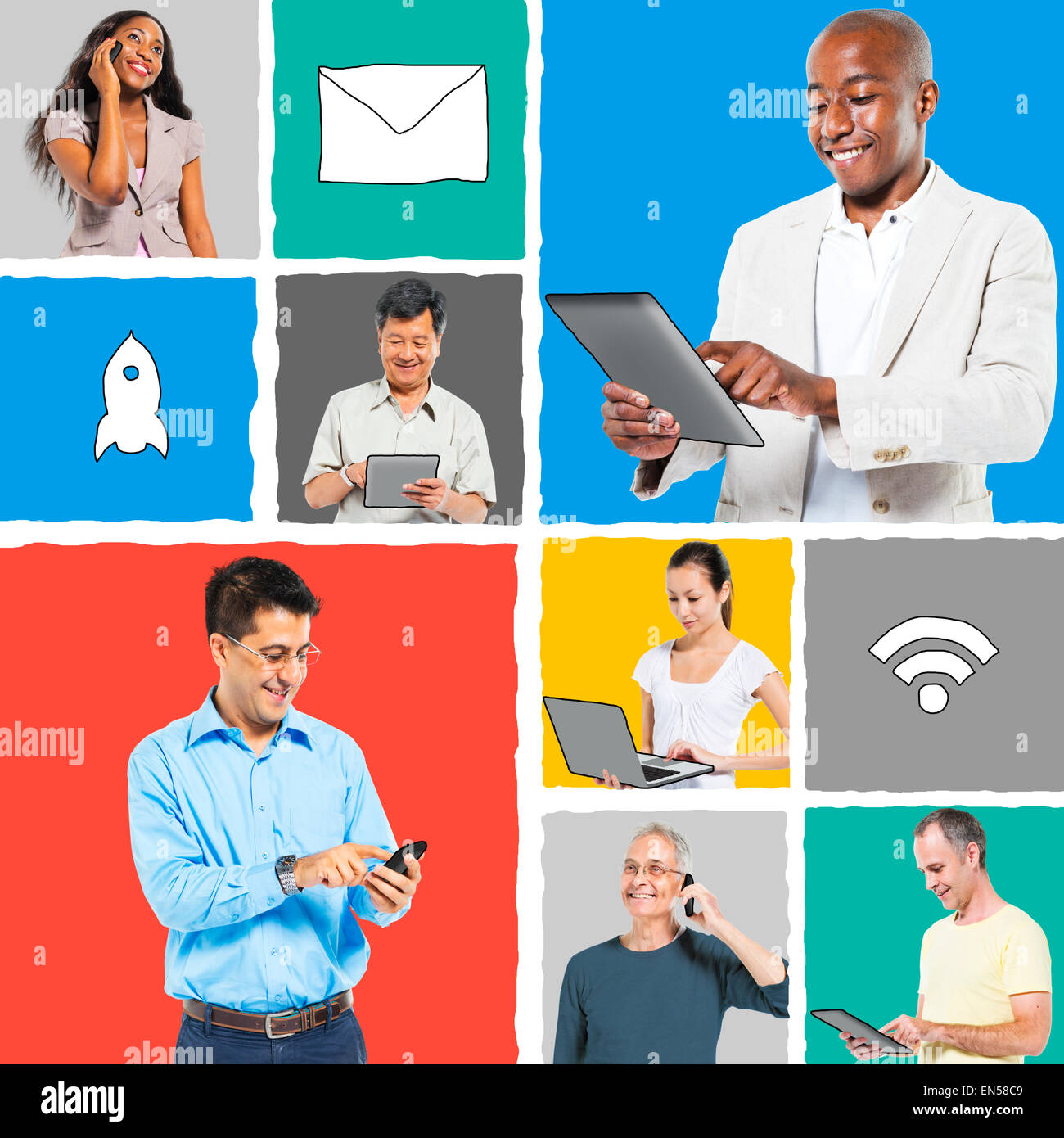 People Social Networking and Related Concepts Stock Photo - Alamy