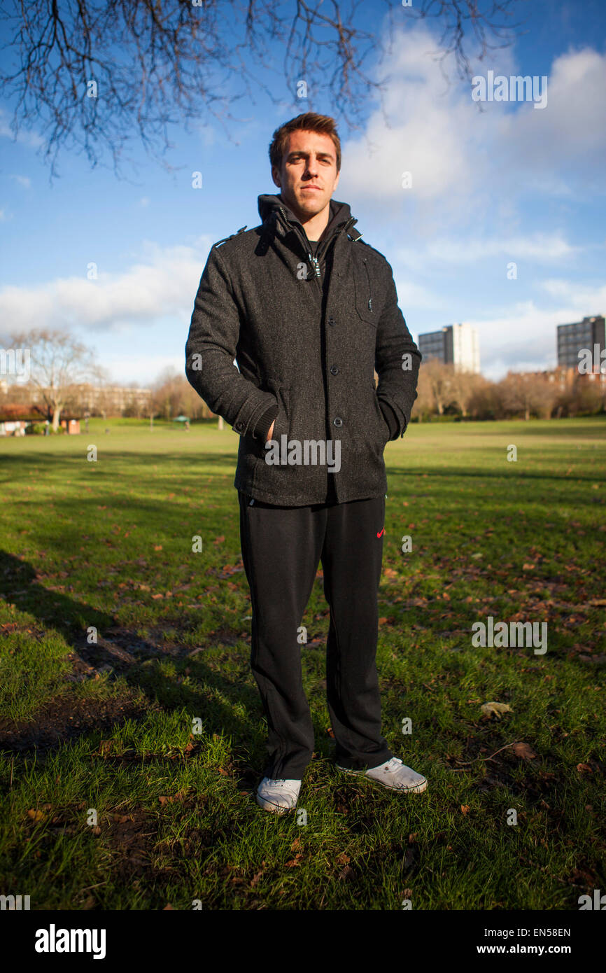 International rugby player Chris Wyles who plays for the USA Eagles and ...