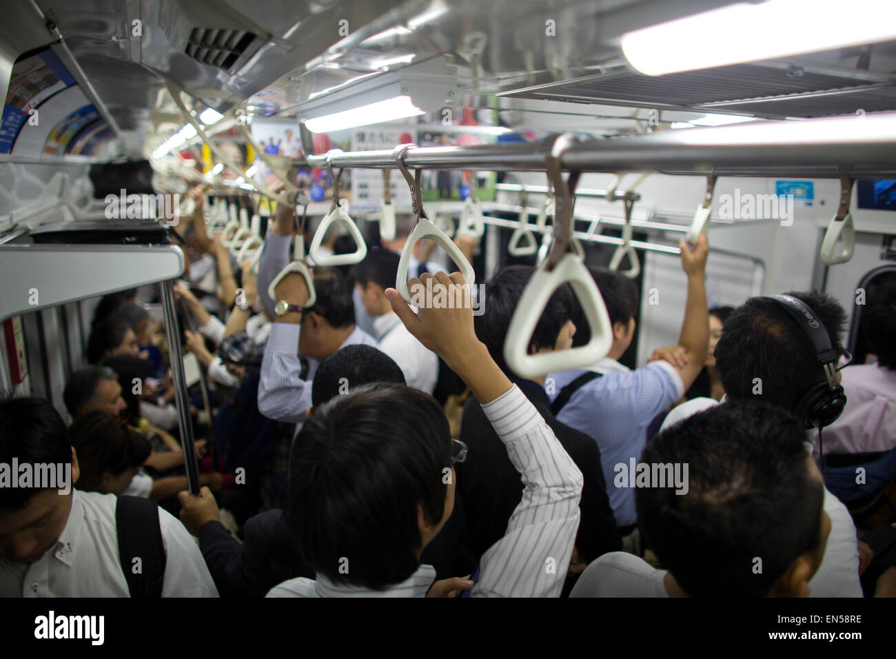 Interior japanese subway train carriage hi-res stock photography and ...