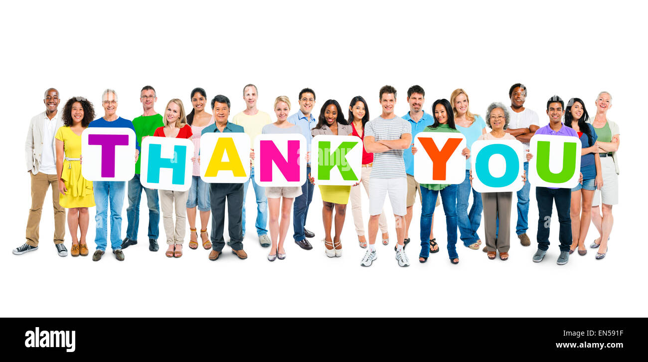 Thank you team Cut Out Stock Images & Pictures - Alamy