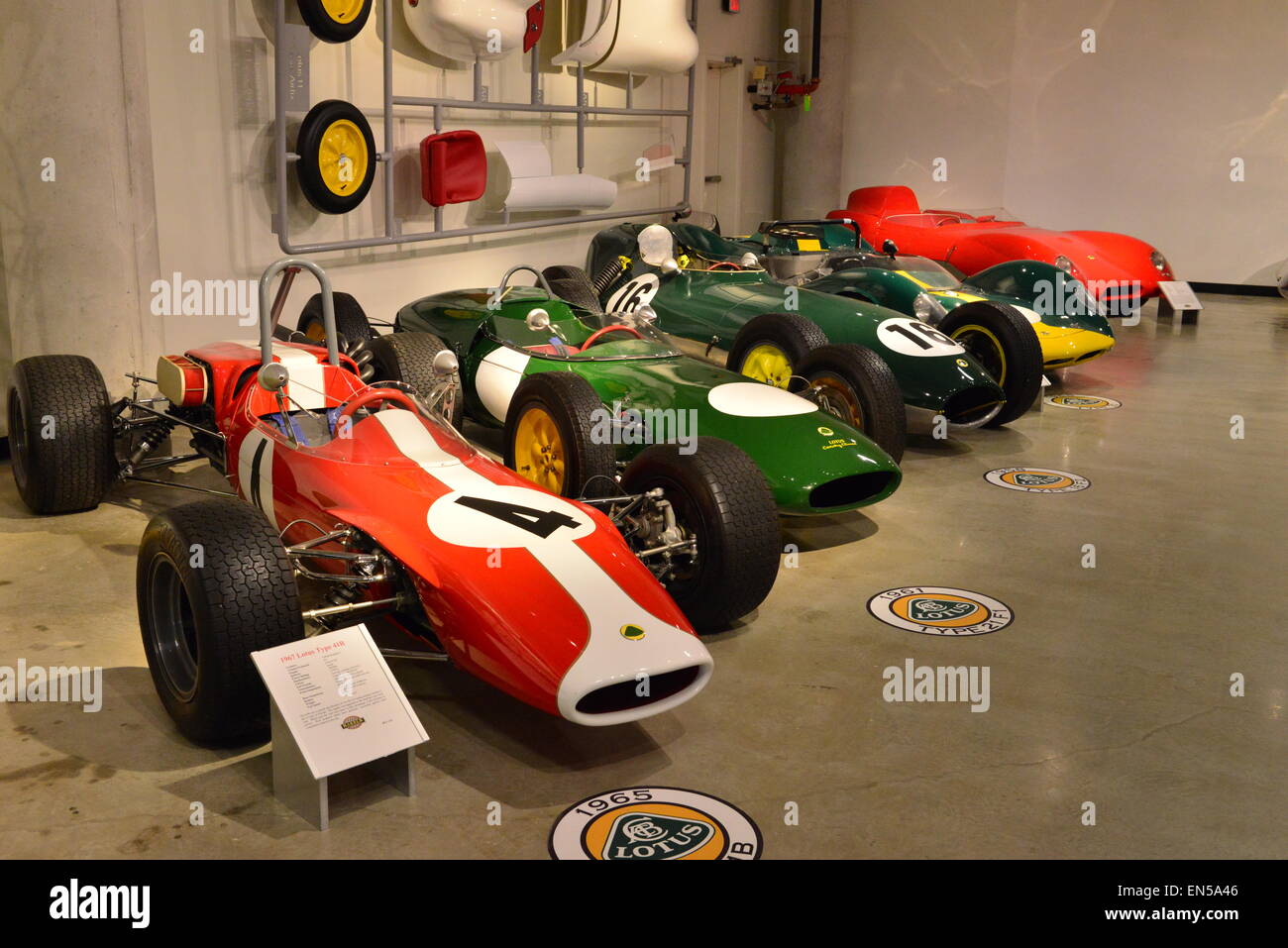 Lotus racing cars Stock Photo - Alamy