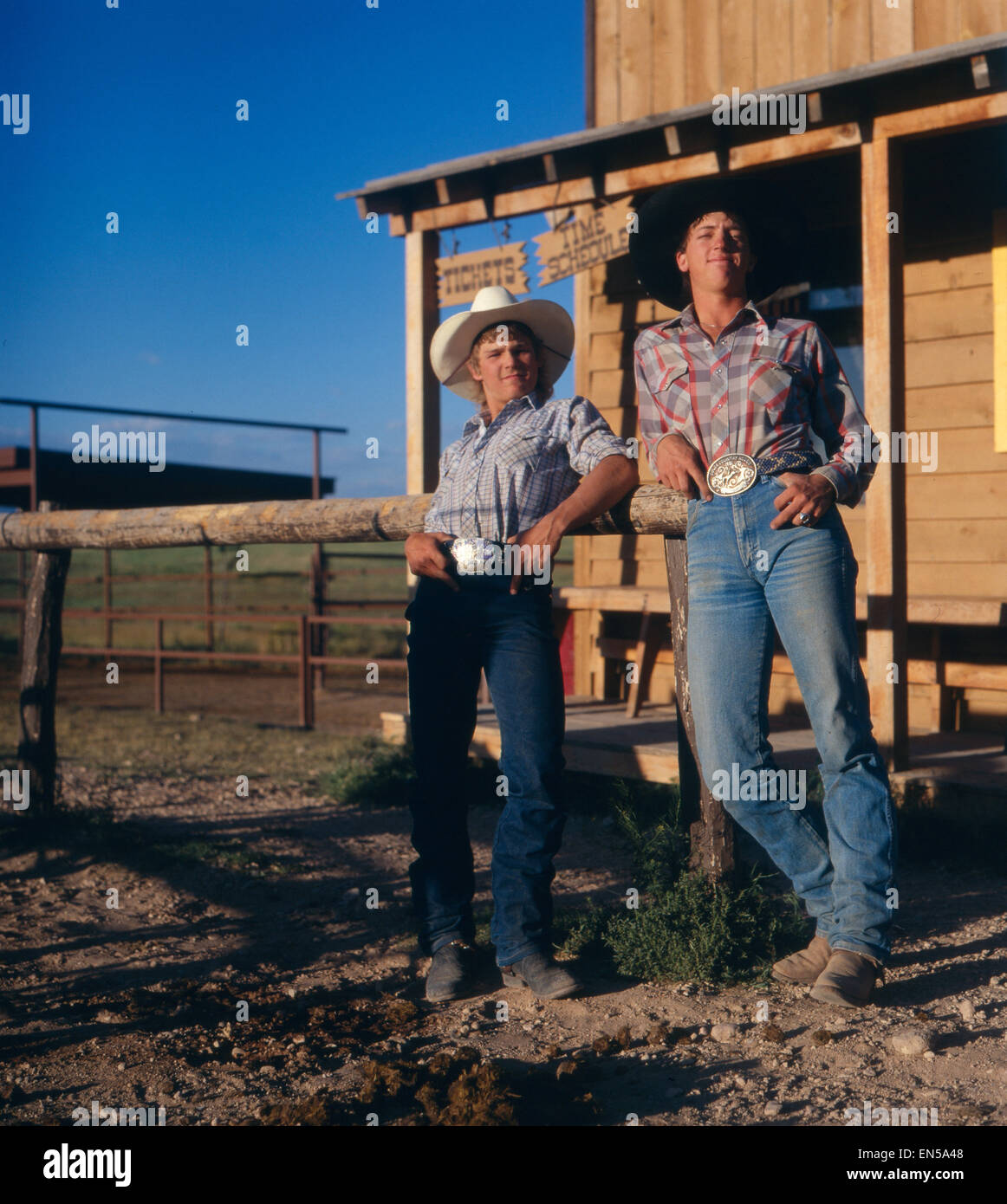 Silver buckle saloon hi-res stock photography and images - Alamy