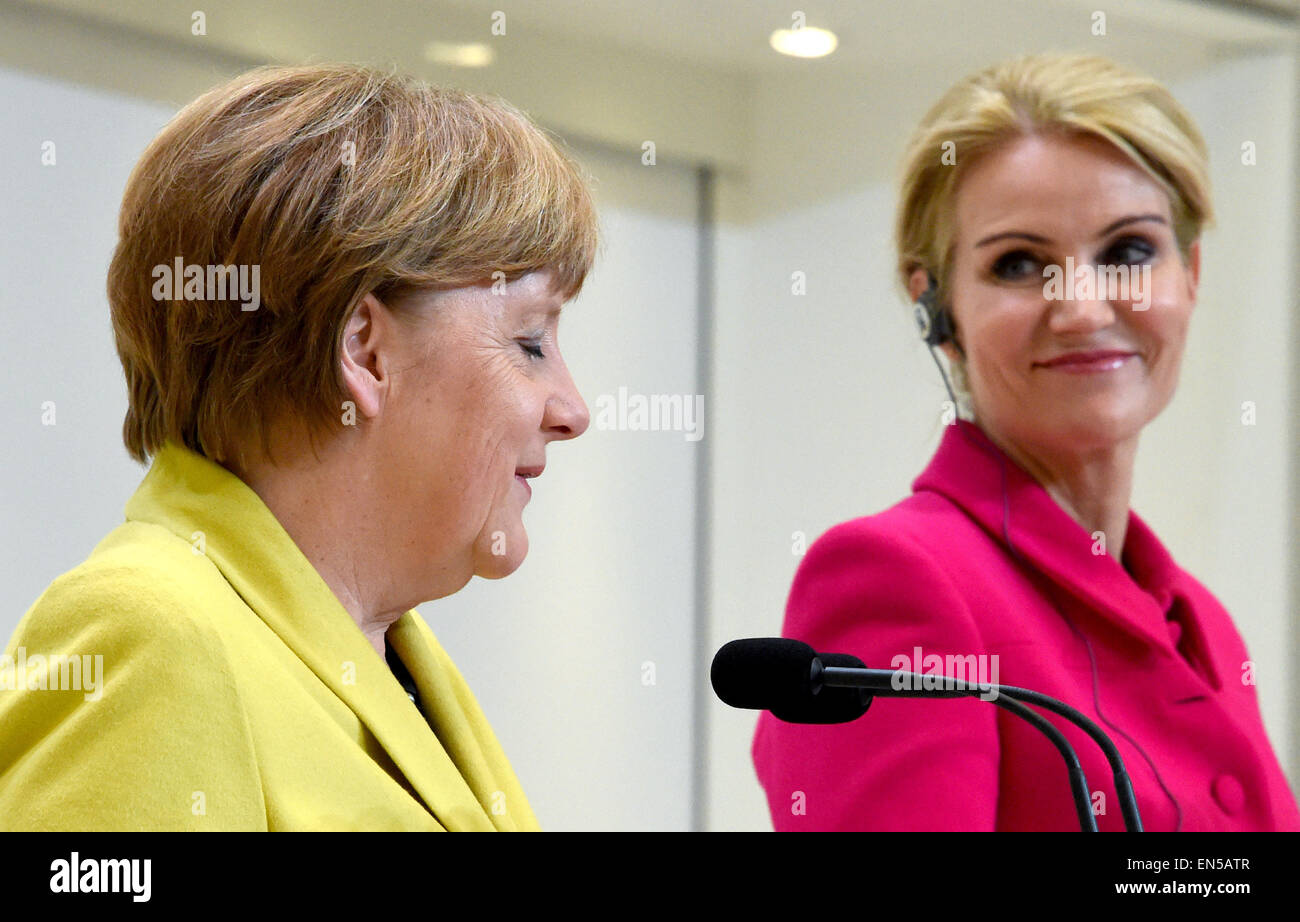 Copenhagen, Denmark. 28th Apr, 2015. German Chancellor Angela Merkel ...
