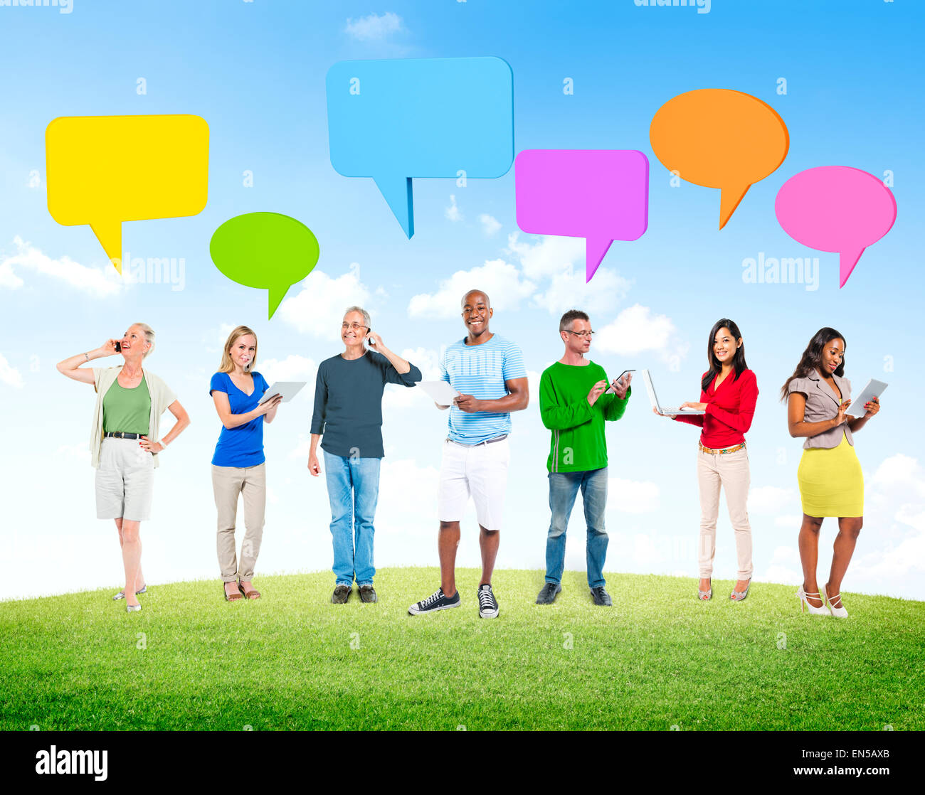 Diverse Diversity Ethnic Ethnicity Unity Togetherness Concept Stock ...