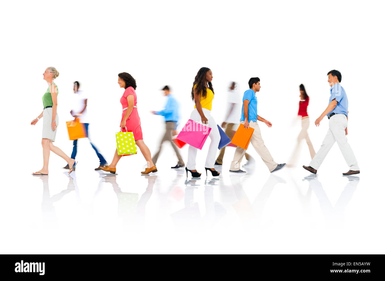 Shopping Purchase Retail Customer Consumer Sale Concept Stock Photo - Alamy