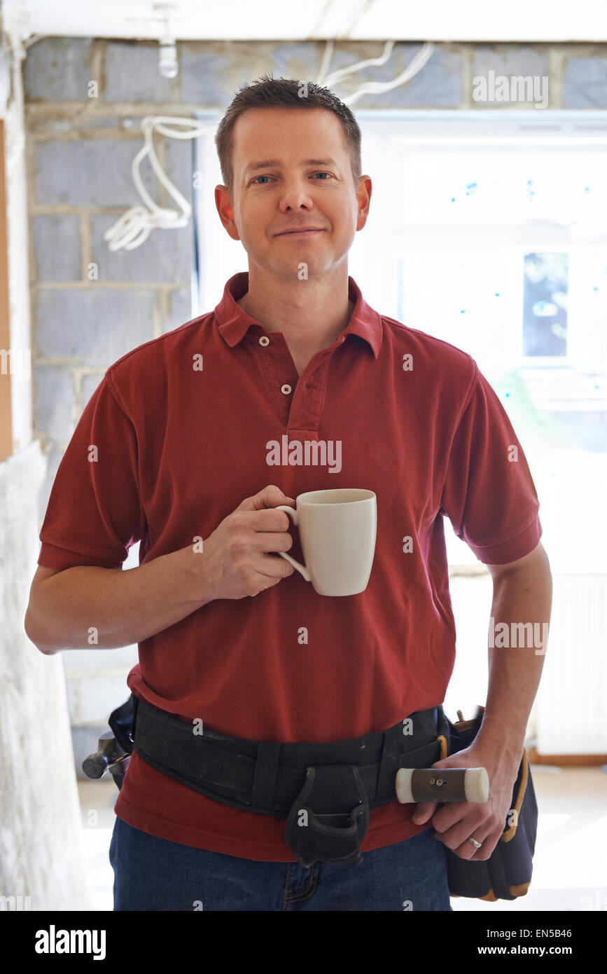 Tea break builder hi-res stock photography and images - Alamy