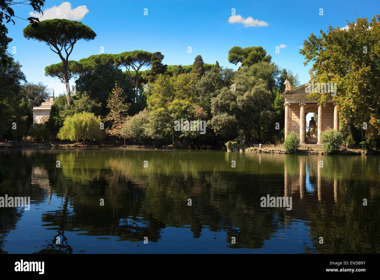 Villa borghese rome gardens hi-res stock photography and images - Alamy