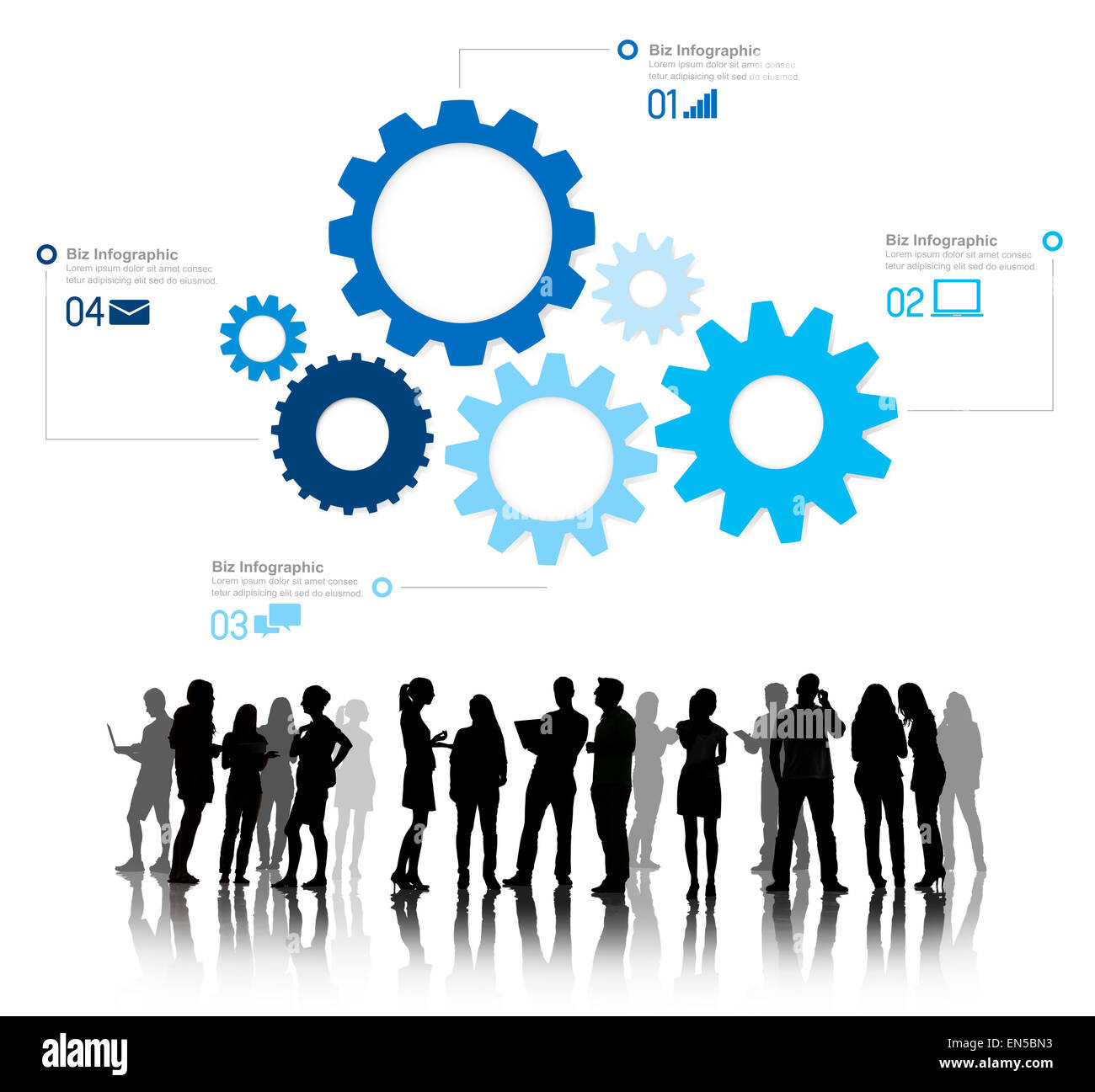 Coworker working Cut Out Stock Images & Pictures - Alamy