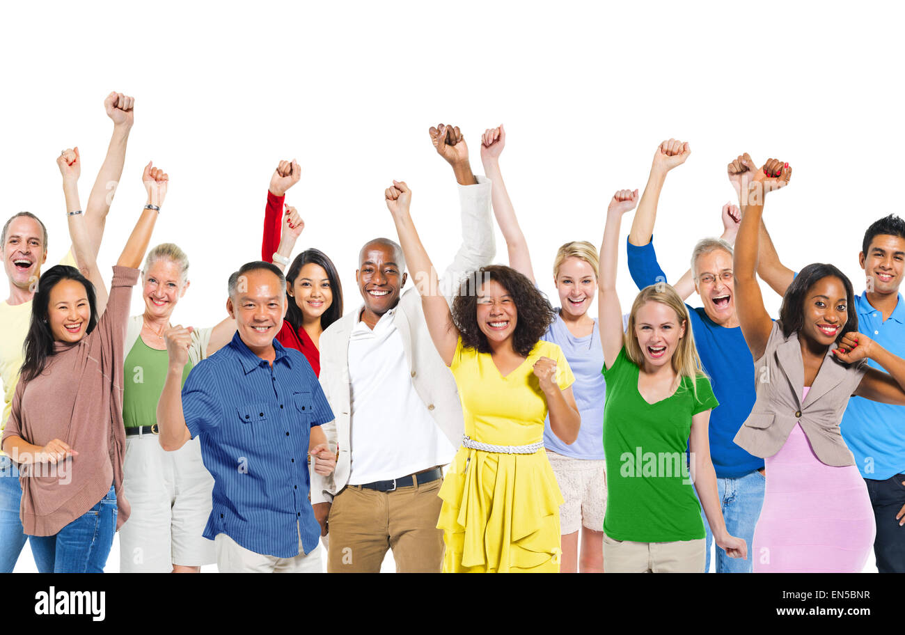 Punching the air celebration hi-res stock photography and images - Alamy