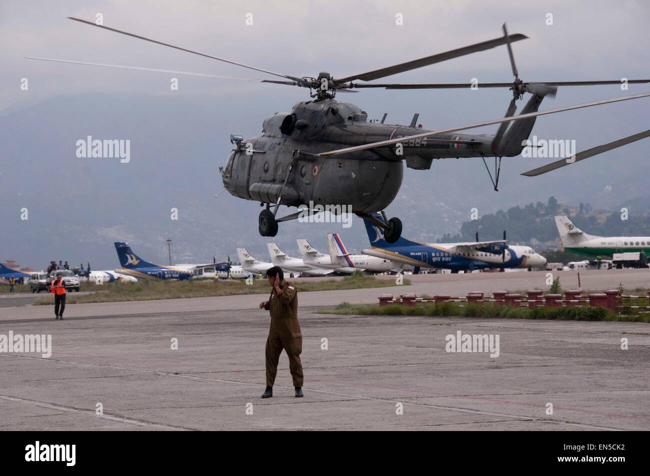 Earthquake helicopter rescue hi-res stock photography and images - Alamy