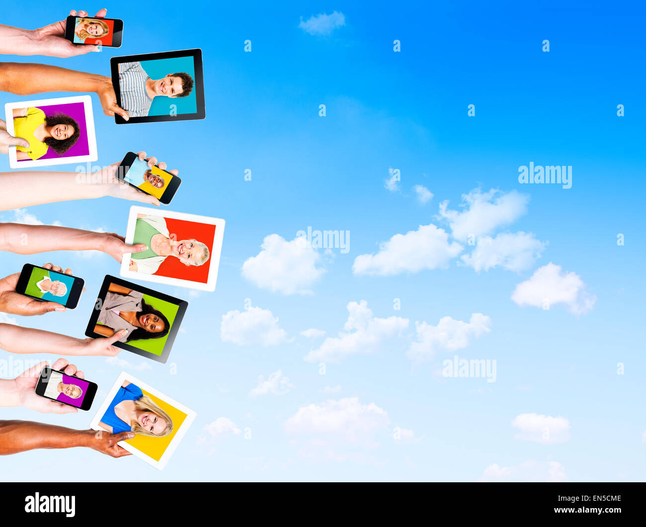 Profiles of Multi-Ethnic People in Electronic Devices for Social Media ...