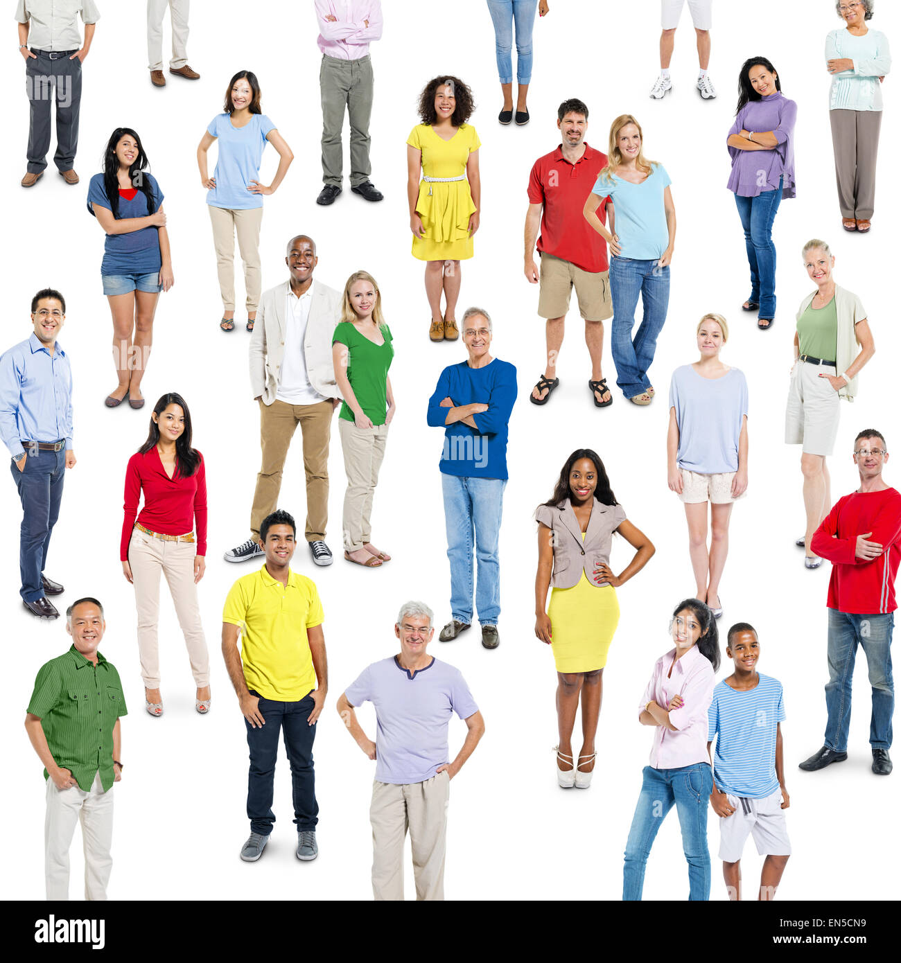 Casual group of people Stock Photo - Alamy