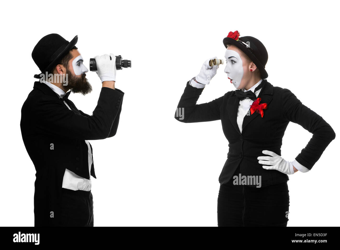 Two people pointing other hi-res stock photography and images - Alamy